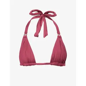 Monday Swimwear Morroco Halterneck Bikini Top - Fig