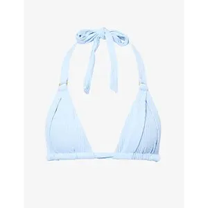 Monday Swimwear Morroco Halterneck Bikini Top - Sky Rib