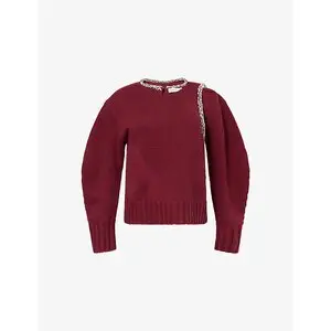 Simkhai Monroe Embellished Wool-blend Jumper