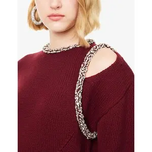 Simkhai Monroe Embellished Wool-blend Jumper