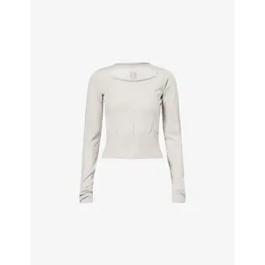 Rick Owens Cut-out Cropped Wool Top