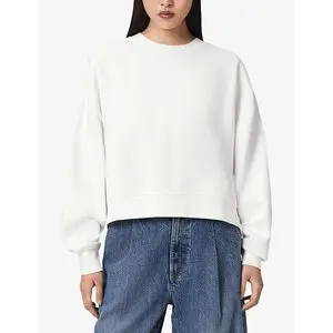 ALLSAINTS Lila Crochet-heart Cotton-blend Sweatshirt