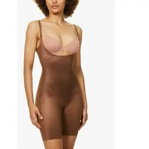 Spanx Shape™ Invisible Open-bust Mid-thigh Bodysuit