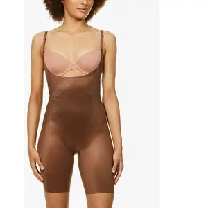Spanx Shape™ Invisible Open-bust Mid-thigh Bodysuit