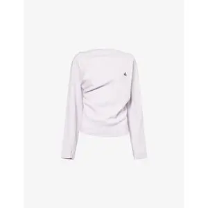 VIVIENNE WESTWOOD Hebo Long-sleeve Stretch-cotton Top - Orchid