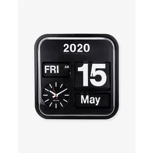 KARLSSON Big Flip Wall Clock - Black