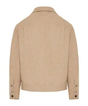 Zegna Long Sleeved Buttoned Overshirt