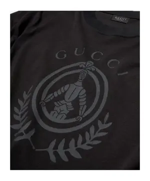 Gucci Cotton Jersey T-shirt With Print - Black