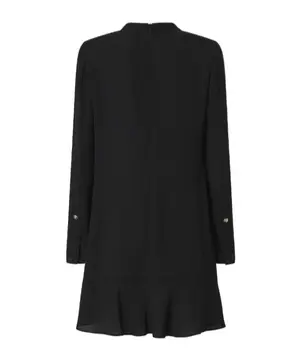 Pinko Arancino Ruffled Crewneck Mini Dress