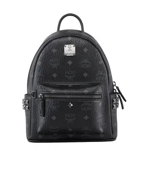 Mcm Stark Zipper Backpack - Black