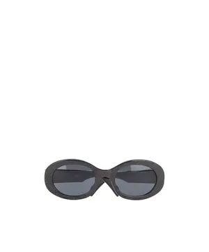 Celine Oval Frame Sunglasses - Black