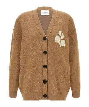 Isabel Marant Étoile V-neck Button-up Cardigan - Brown