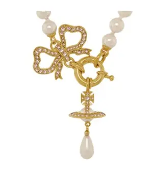 VIVIENNE WESTWOOD Bow Pendant Necklace