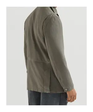 Brunello Cucinelli Cotton And Linen Canvas Outerwear Jacket