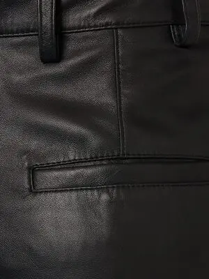 Giuseppe Di Morabito Leather Flared Pants