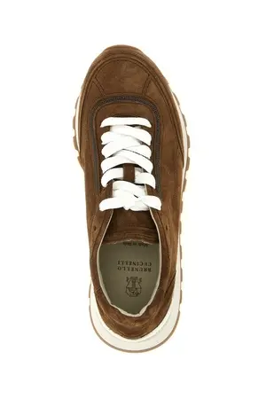 Brunello Cucinelli Low Top Lace Up Sneakers