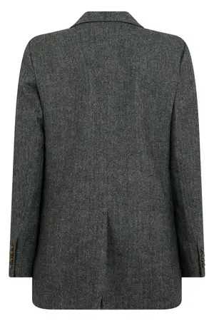 BLAZÉ MILANO Double-breasted Virgin Wool Blend Blazer