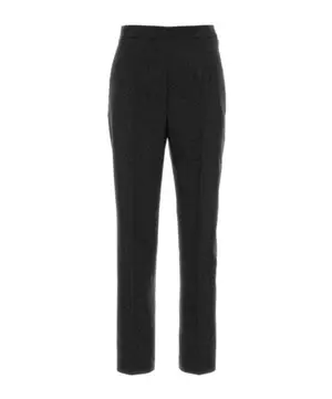 JIL SANDER Crease Casual Pants - Black
