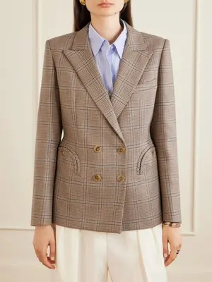 BLAZÉ MILANO Saona Charmer Double-breasted Virgin Wool Blazer