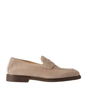 Brunello Cucinelli Round-toe Loafers - Nude