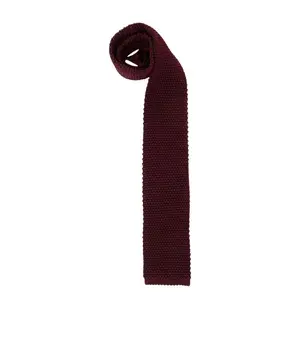 Brunello Cucinelli Knitted Silk Tie - Brown