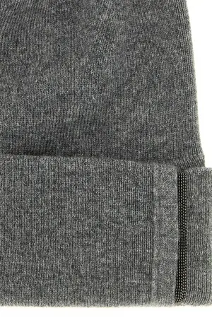 Brunello Cucinelli Monile-detail Beanie Hat