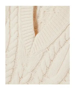 Theory Cable-knit Wool And Cashmere-blend Sweater