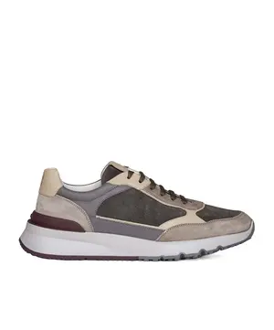 Brunello Cucinelli Round-toe Low-top Sneakers - Gray
