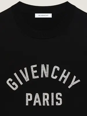 Givenchy Sweater In Knit With Paris Pearl Embroidery