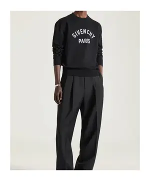 Givenchy Sweater In Knit With Paris Pearl Embroidery