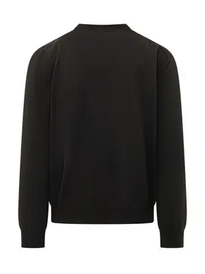 Givenchy Paris Pearl Embroidered Round Neck Sweater