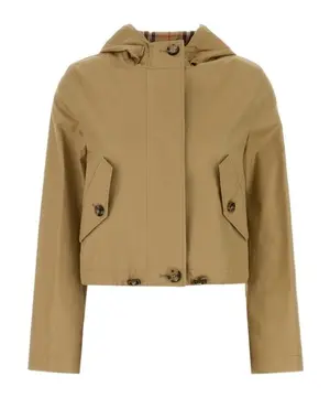 Burberry Long-sleeved Casual Jacket - Green