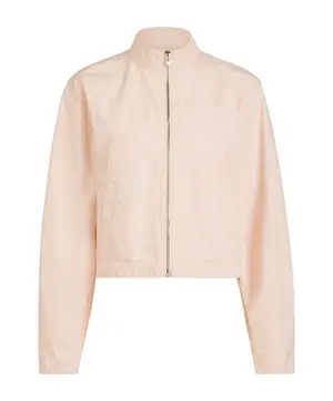 Alaïa Cotton Denim Jacket - Pink