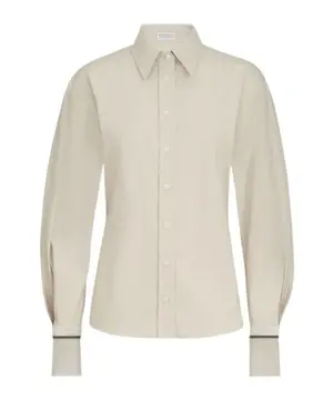 Brunello Cucinelli Long-sleeved Shirt - White