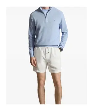 Polo Ralph Lauren Quarter Zip Knit Sweater - Blue