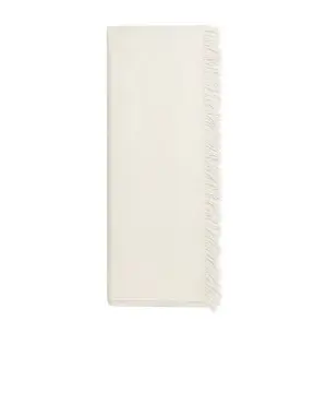 Brunello Cucinelli Fringed Scarf - White