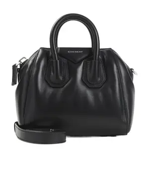 Givenchy Mini Antigona Leather Tote Bag - Black