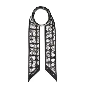 Givenchy Pointed Silk Scarf - Black
