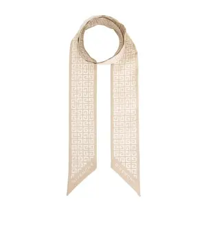 Givenchy Pointed Silk Scarf - Nude