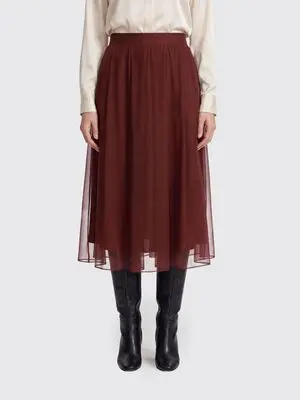 Brunello Cucinelli Flared Midi Skirt