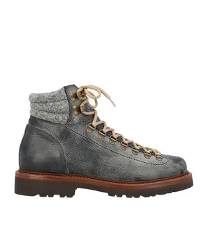 Brunello Cucinelli Leather Panelled Boots - Multicolor