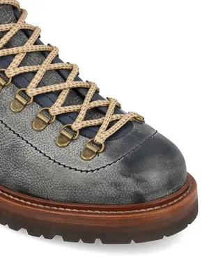 Brunello Cucinelli Leather Panelled Boots