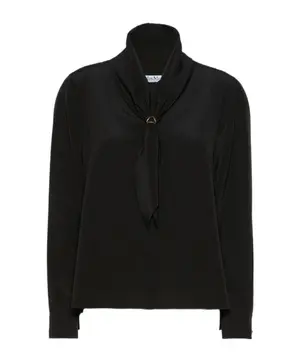 Max Mara Long-sleeved Shirt - Black