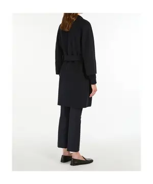 Max Mara Short Double-faced Wool Coat