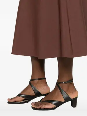 Brunello Cucinelli Elasticated-waist Midi A-line Skirt