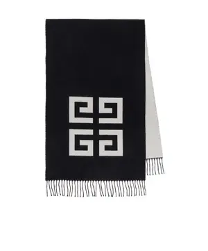 Givenchy Patterned Scarf - Black