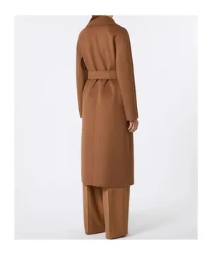 Max Mara Cles Belted Robe Coat - Camel