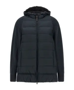Brunello Cucinelli Shiny Zipped Pull Down Jacket