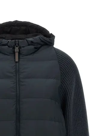 Brunello Cucinelli Shiny Zipped Pull Down Jacket