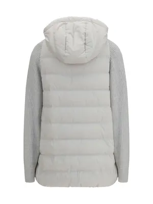 Brunello Cucinelli Long-sleeved Cotton-padded Jacket